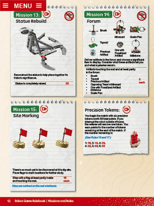UNEARTHED Robot Game Rulebook